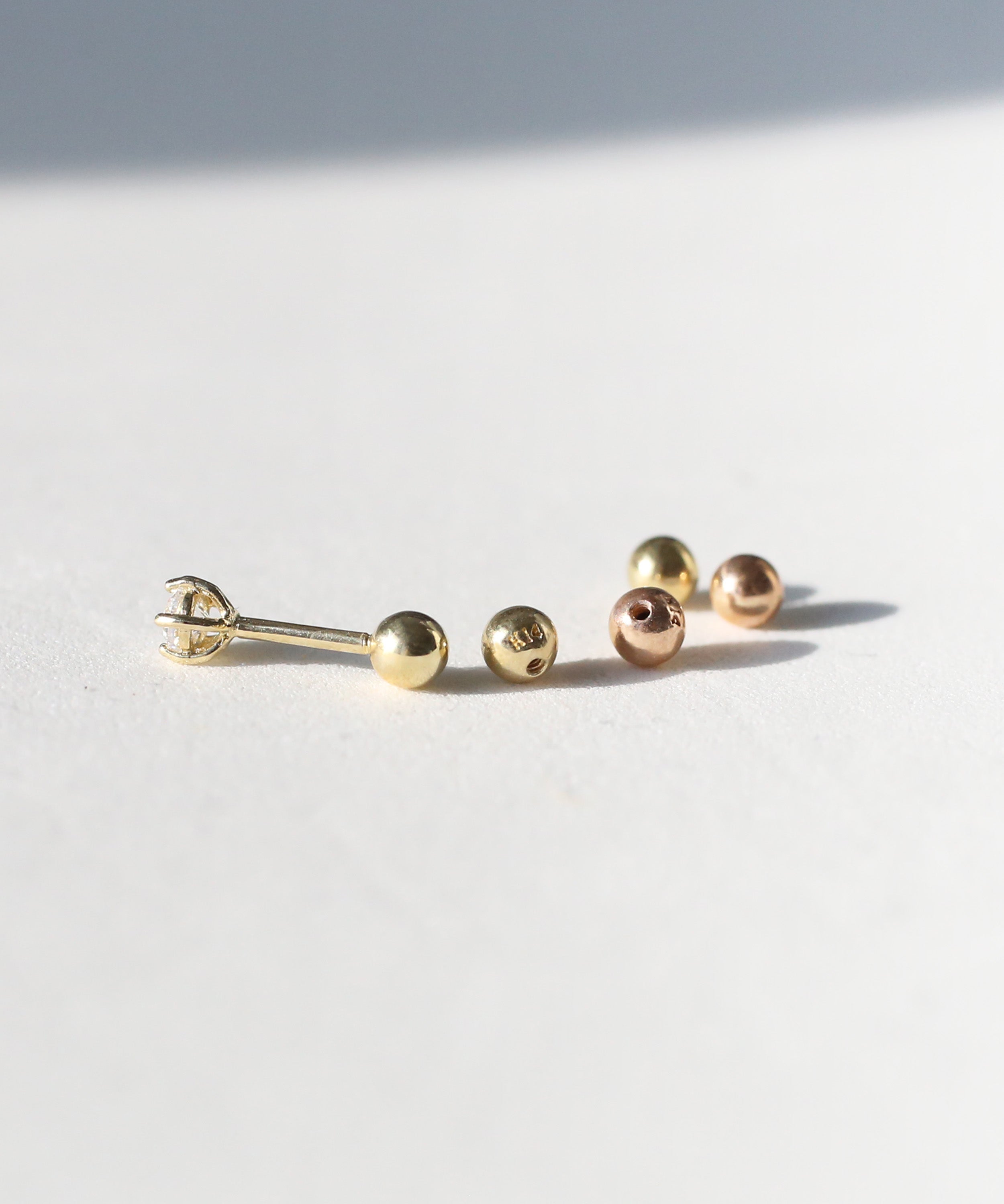 14K Solid Gold Replacement Ball – Minimore Jewels